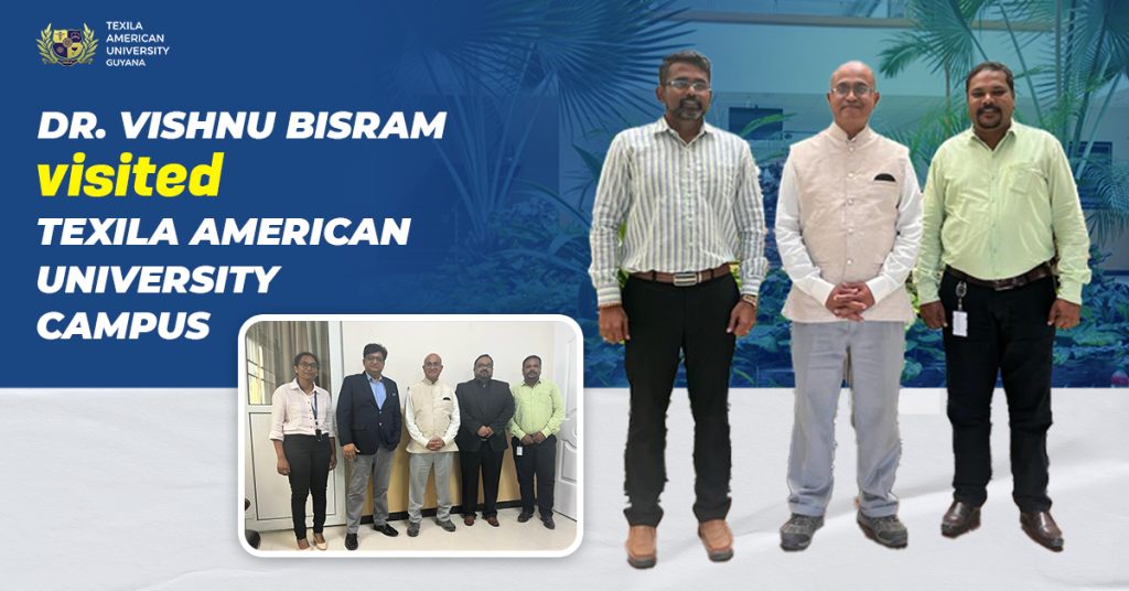 Dr Vishnu Bisram visited TAU Campus
